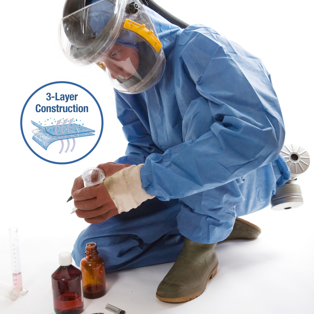 KleenGuard™ A60 Bloodborne Pathogen & Chemical Splash Protection Coveralls